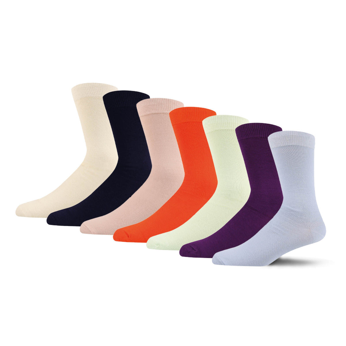 Men's Bamboo Crew Coloured Socks - 7 Pairs – Bargain Bundle